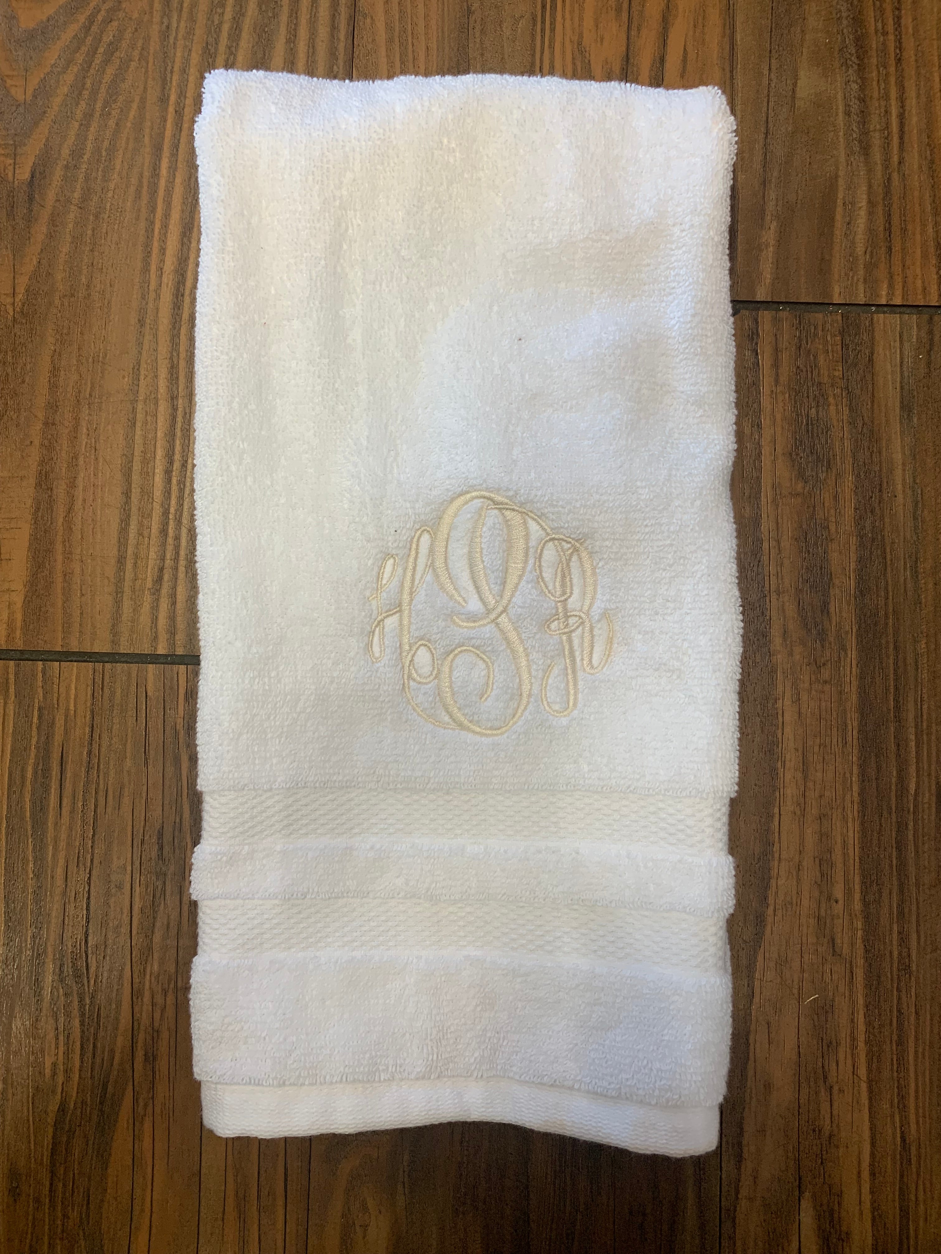 White Cotton Hand Towel – Heather Pierce Designs